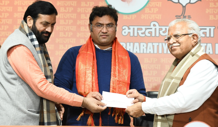 Two days after resigning from AAP, Haryana leader Ashok Tanwar joins BJP- The Week